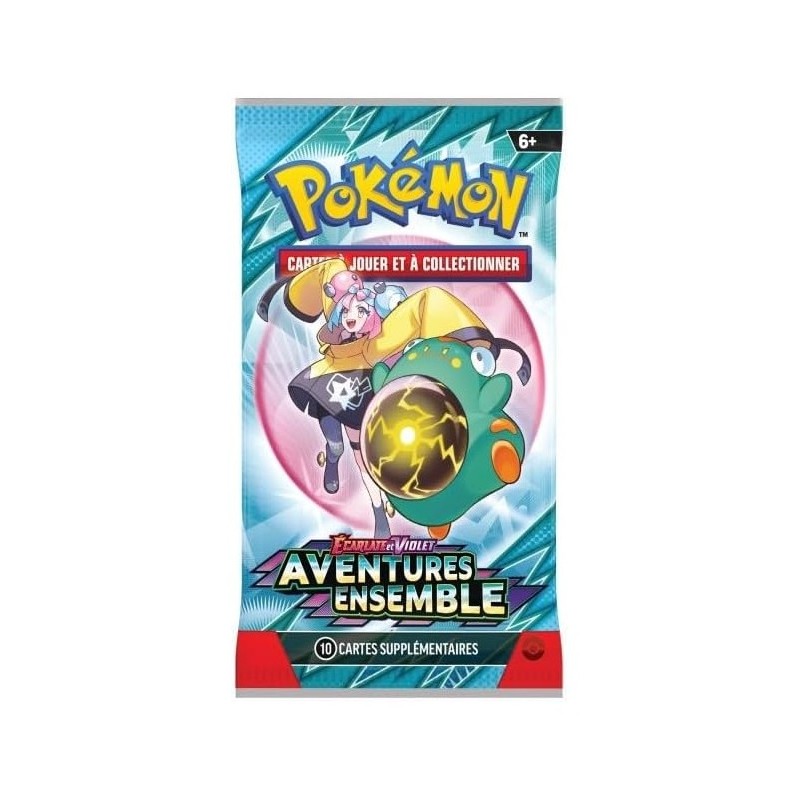 Booster 10 cartes pokemon ev09 aventures ensemble - jouets56.fr