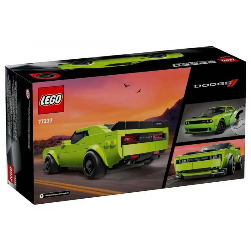 77237 dodge challenger srt hellcat fast&furious - lego speed champions ...