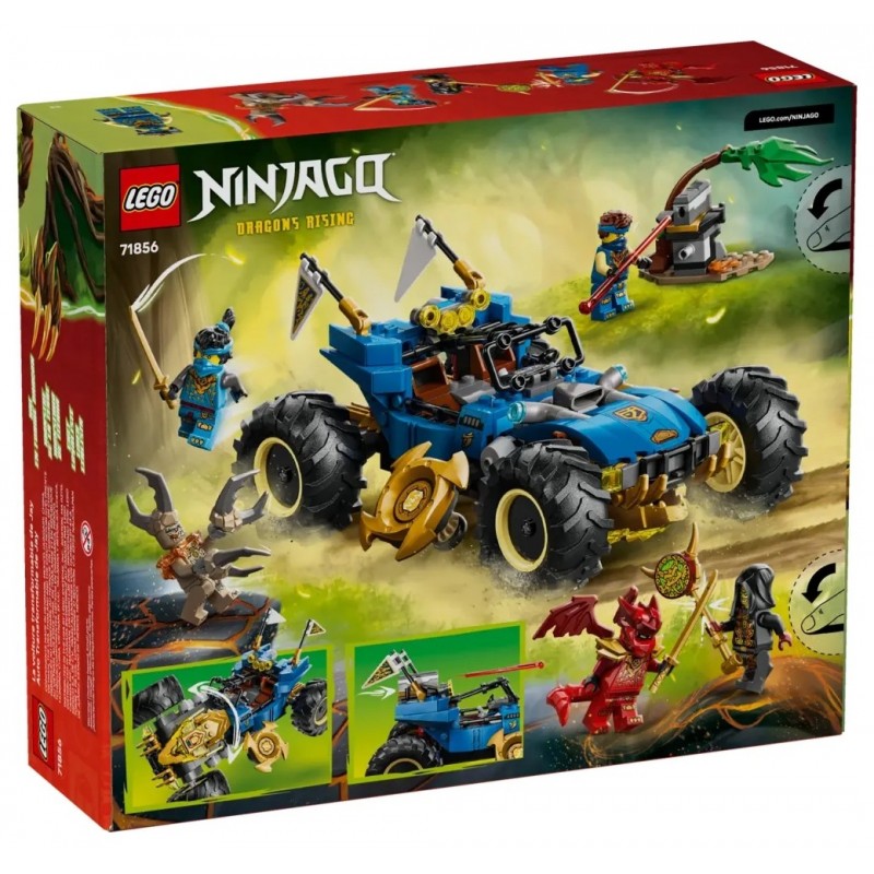 71856 la voiture transformable de jay - 387 pieces - lego ninjago ...