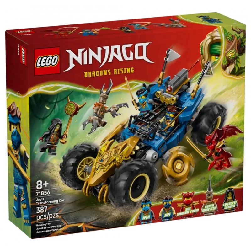 71856 la voiture transformable de jay - 387 pieces - lego ninjago ...
